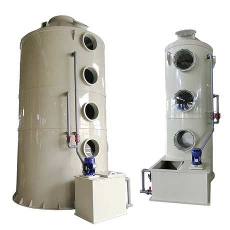 Wet/gas scrubber acid and alkali mist remove, Electroplating water tank ...